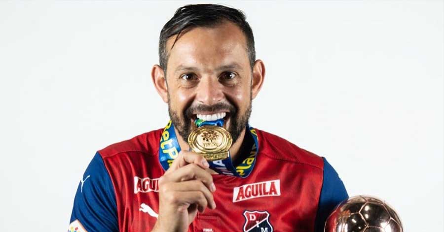 Matías Mier, autor del último gol del DIM en una final ganada