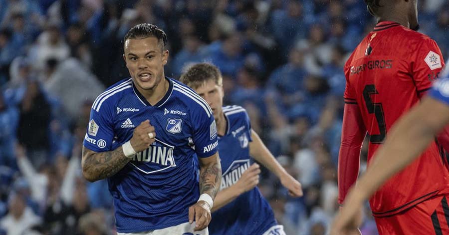 El doblete al América, ¿y cuántos goles lleva Leo Castro con Millonarios?