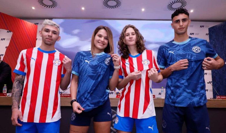 Puma y APF lanzan los uniformes de Paraguay para la temporada 2024/25