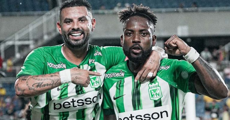 Alfredo Morelos y Álvaro Angulo, los goles verdolagas al Club América